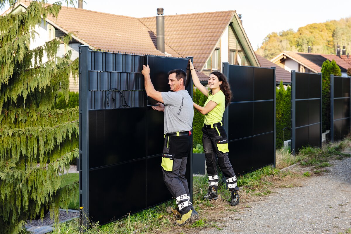 Mit dem Solarzaun nachhaltig und modern in die Zukunft