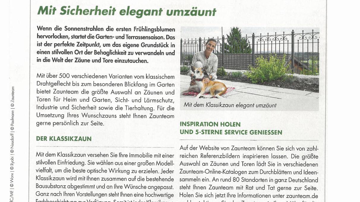 Familienheim und Garten Magazin