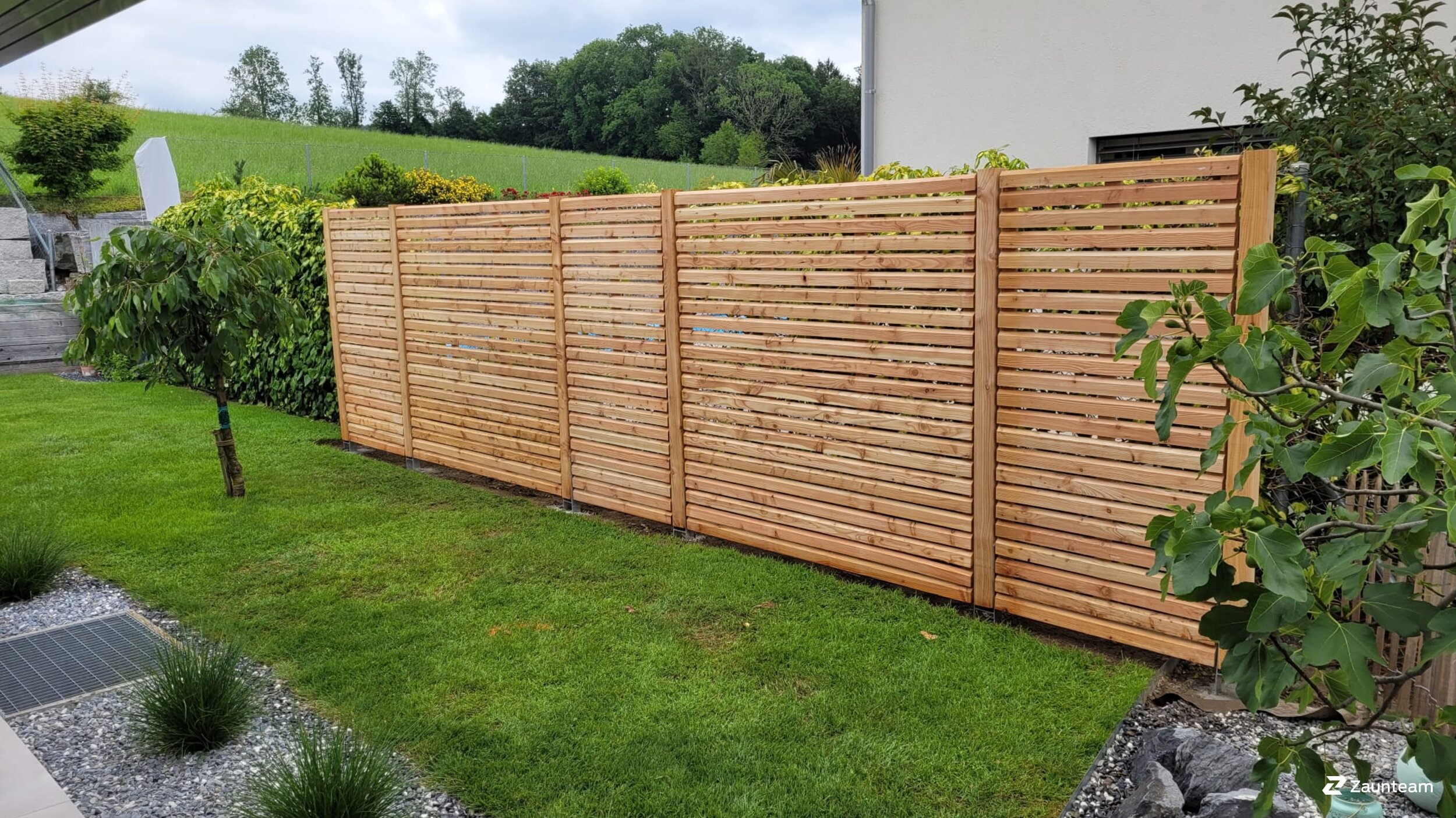 Sichtschutz aus Holz - Interlaken von Zaunteam