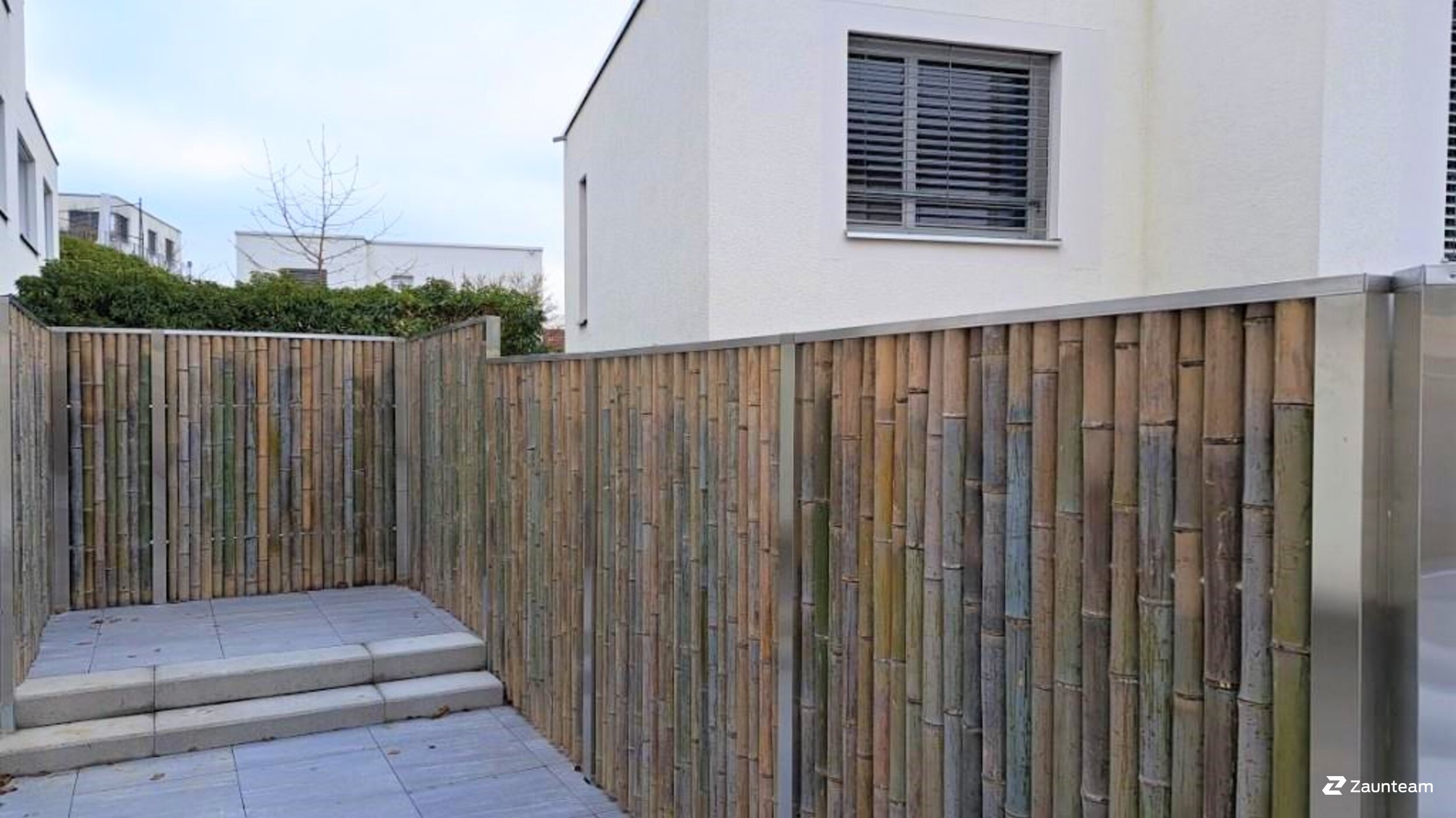 Zaunteam | Bambus Sichtschutz Chiang-Mai einbetoniert, 5436 Würenlos