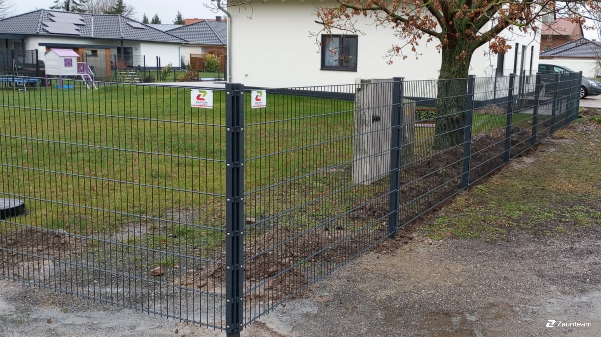 Zaunteam | Doppelstabmatten leicht vorverzinkt und anthrazit ...